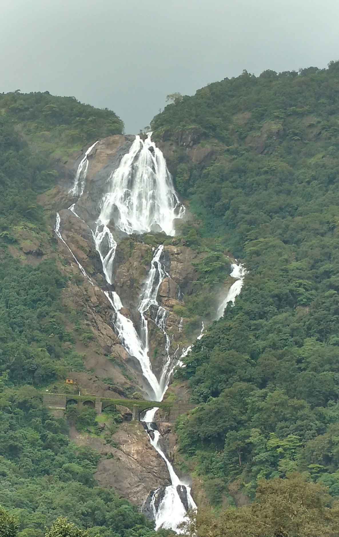 Dudhsagar Falls in Braganza Ghat section of SWR – Indian Railway Rules